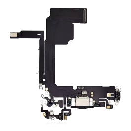 iPhone 15 Pro Replacement Charging Port Assembly With Microphone Flex Cable | Online Mobile Parts
