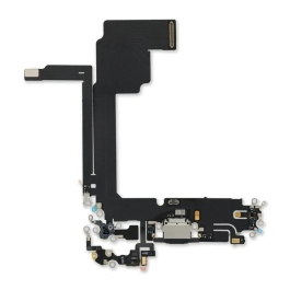 iPhone 15 Pro Max Replacement Charging Port Assembly With Microphone Flex Cable | Online Mobile ...